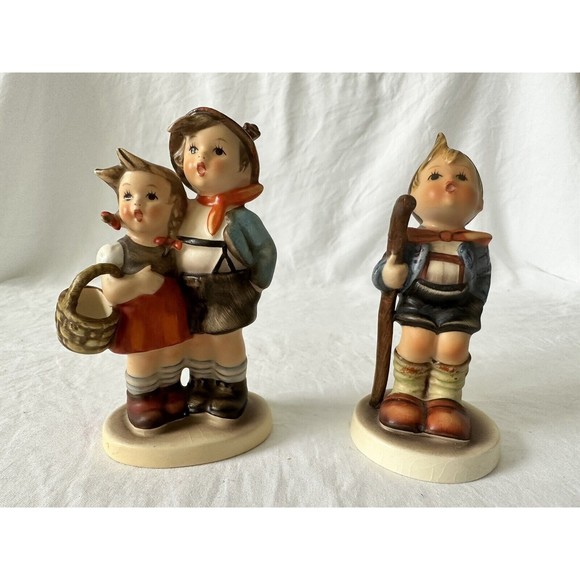 Hummel | Art | Vintage Hummel Porcelain Figurine Surprise Little Hiker ...